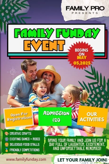 Copy of Family Funday Flyer Template | PosterMyWall