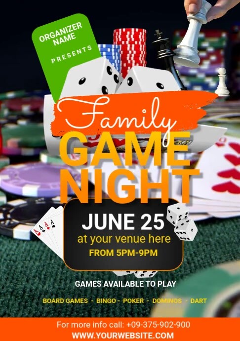 Copy of family game night | PosterMyWall