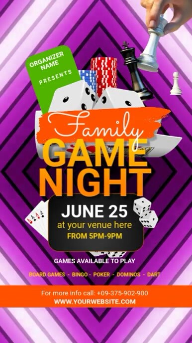 family game night Template | PosterMyWall