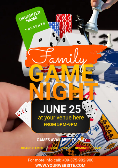 Copy of Family Game Night | PosterMyWall