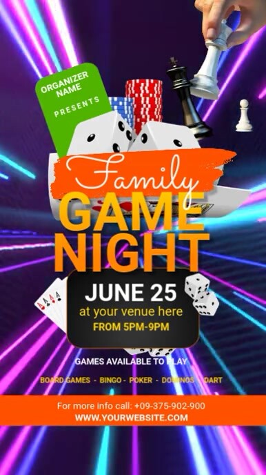 family game night Template | PosterMyWall