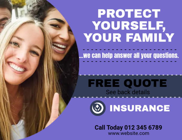 Family Insurance Template | PosterMyWall