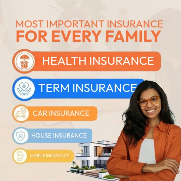 Plantilla de Family Insurance | PosterMyWall