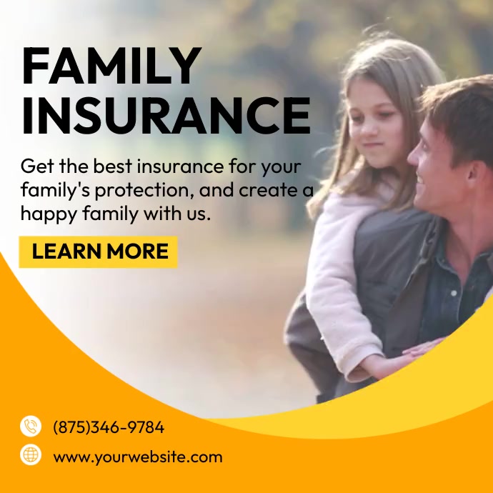 Family Insurance Template | PosterMyWall