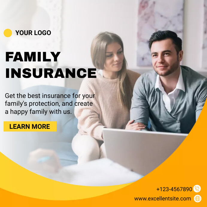 family insurance template | PosterMyWall