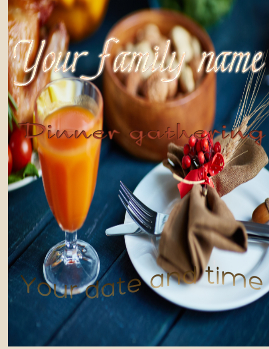 Family invite Template | PosterMyWall