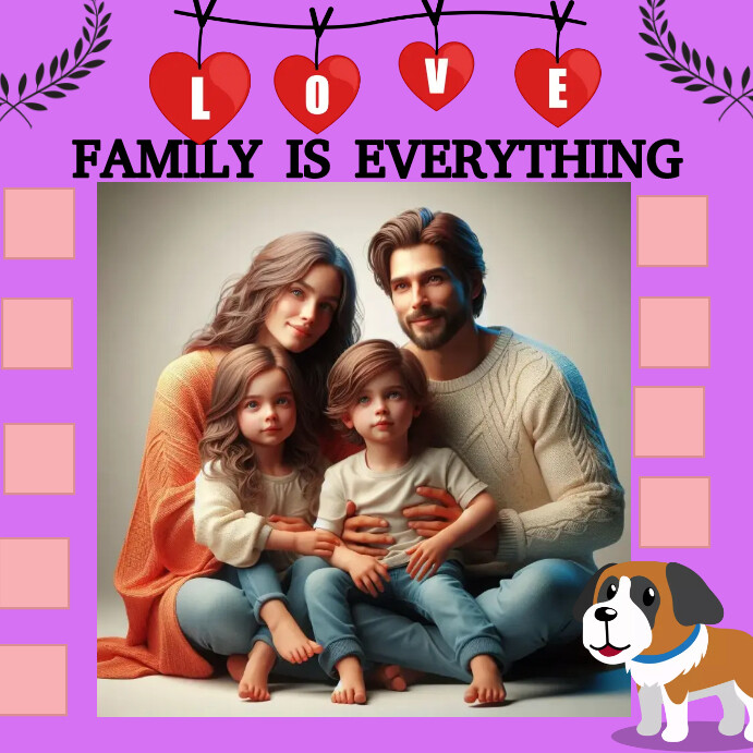 FAMILY POSTER Template | PosterMyWall
