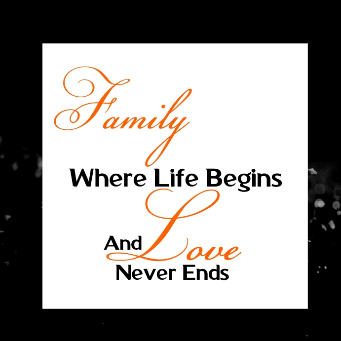 family quote flyer template | PosterMyWall