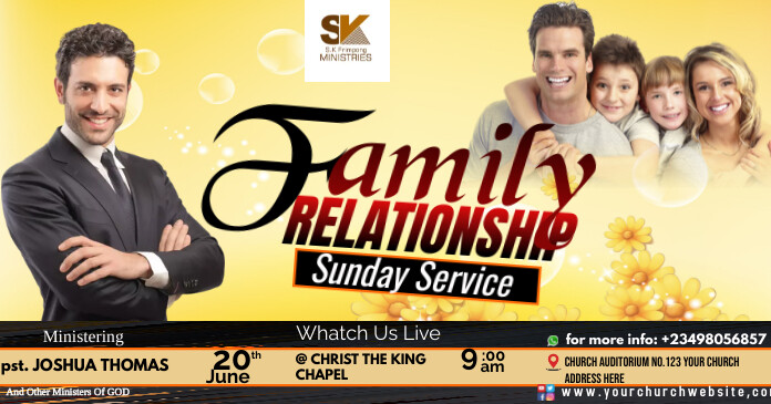 FAMILY RELATIONSHIP SERVICE Template | PosterMyWall