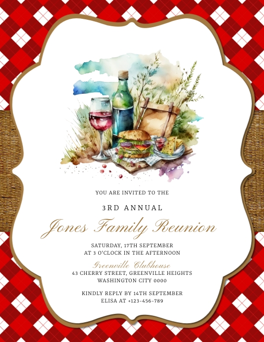 Family Reunion Template | PosterMyWall