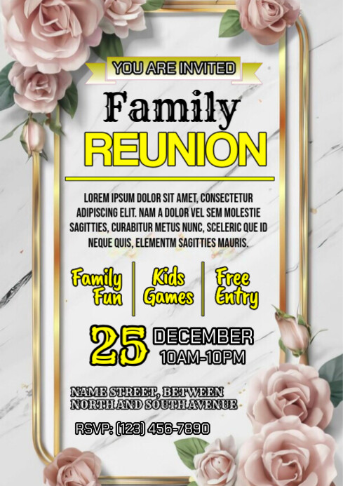 Family Reunion Template | PosterMyWall