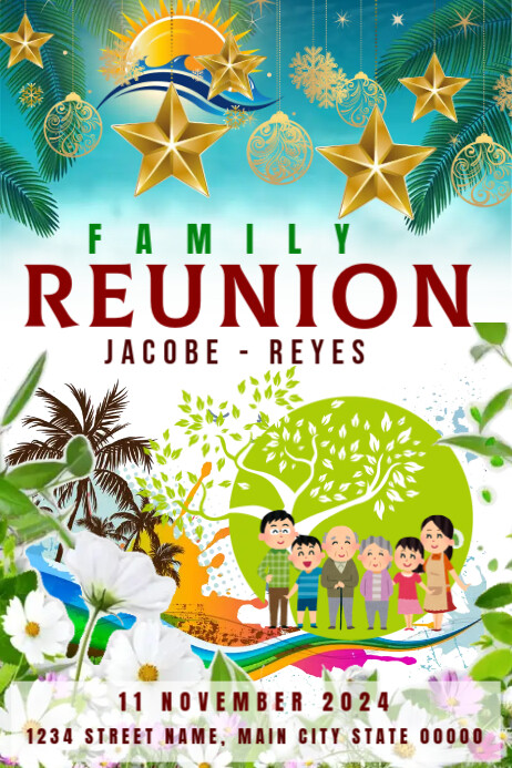 Family Reunion Template | PosterMyWall
