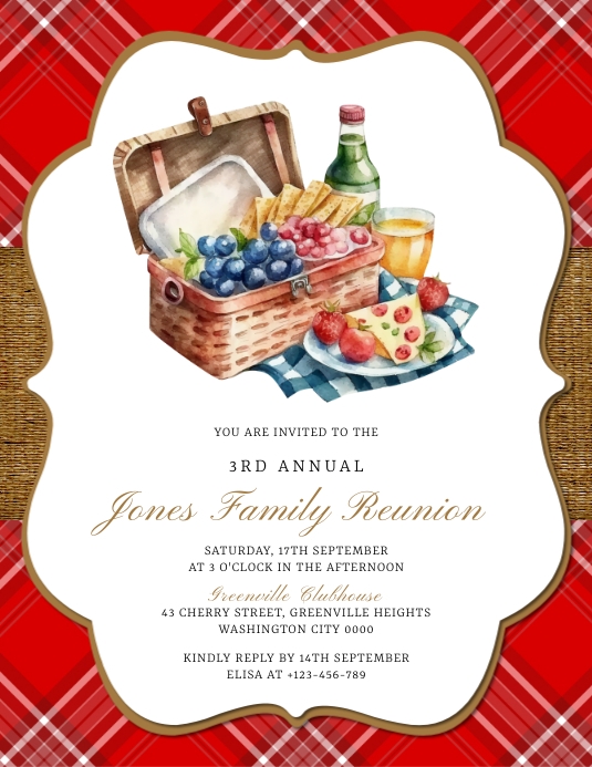 Family Reunion Template | PosterMyWall