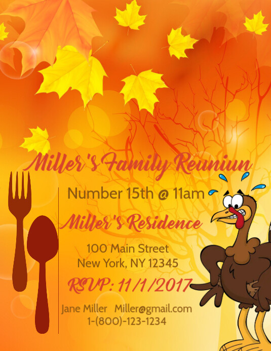 Family Reunion Templat | PosterMyWall