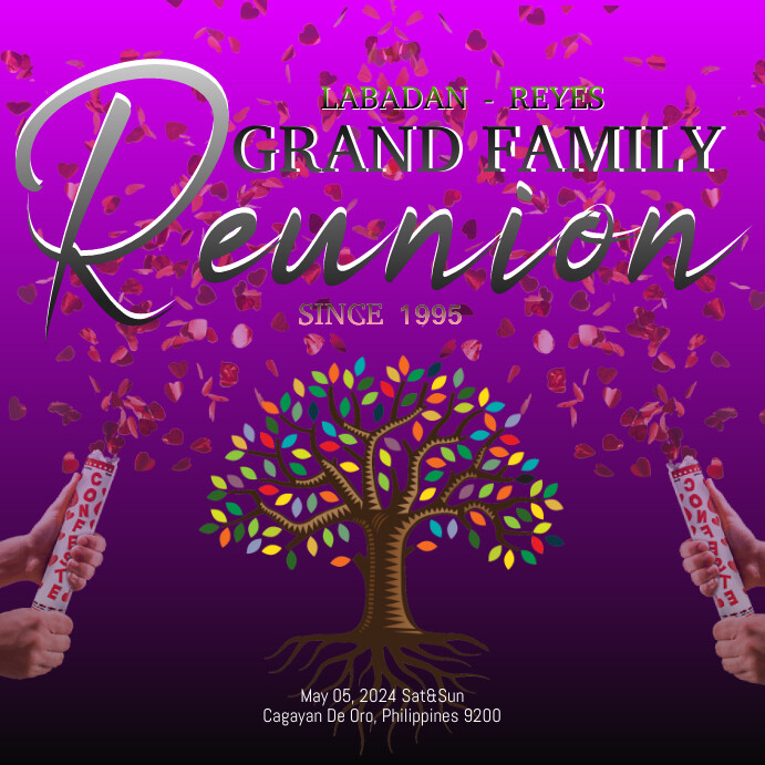 Family Reunion Instagram Post Template | PosterMyWall