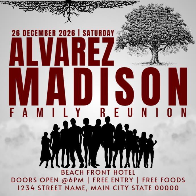 Plantilla de Family Reunion Instagram Post | PosterMyWall