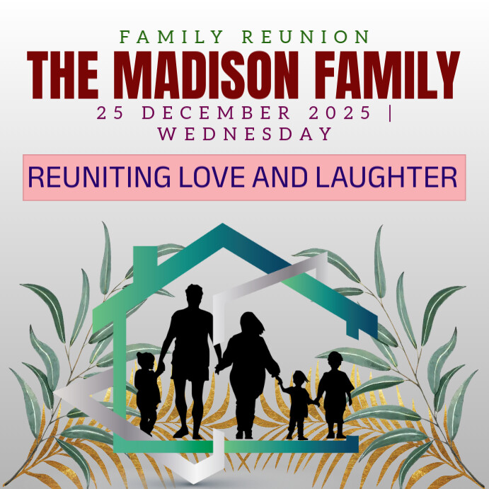 Family Reunion Instagram Post Template | PosterMyWall