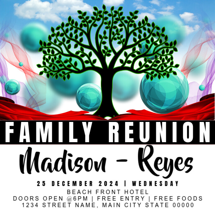 Plantilla de Family Reunion Instagram Post | PosterMyWall