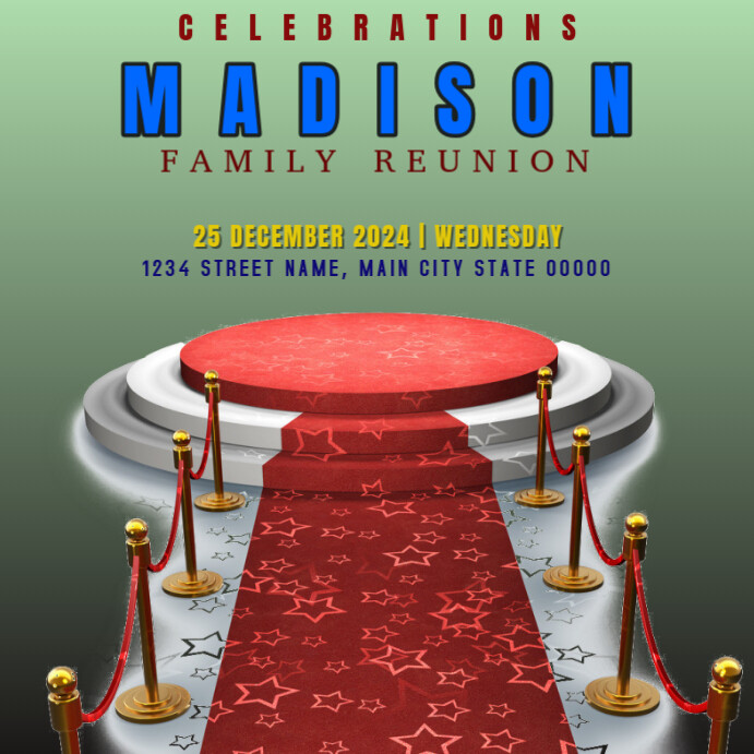 Plantilla de Family Reunion Instagram Post | PosterMyWall