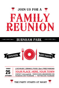 Family Reunion Poster Template | PosterMyWall