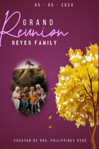 Family Reunion Poster Template | PosterMyWall