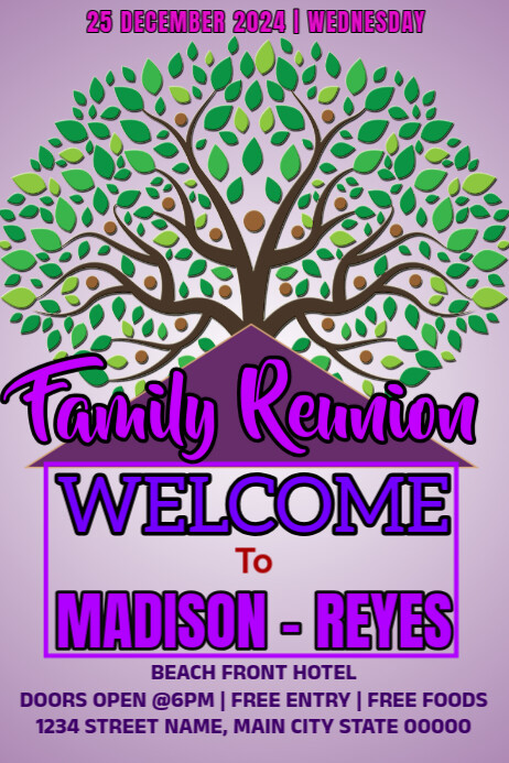 Free Printable Family Reunion Banners Family Reunion Bbq Invitation