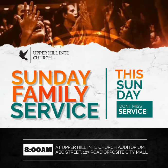 Copy of FAMILY SERVICE | PosterMyWall