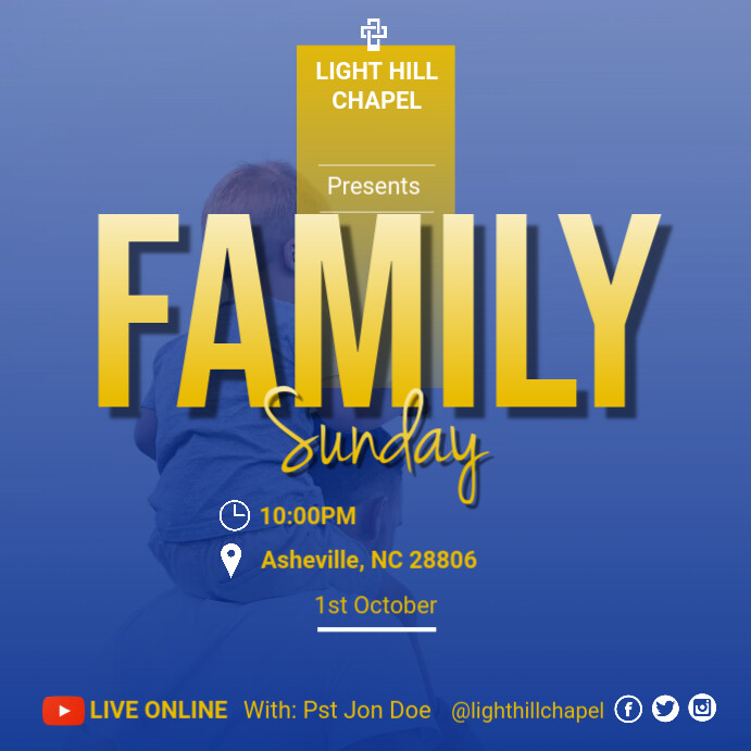 FAMILY SUNDAY (1) Template | PosterMyWall
