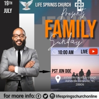 FAMILY SUNDAY Template | PosterMyWall