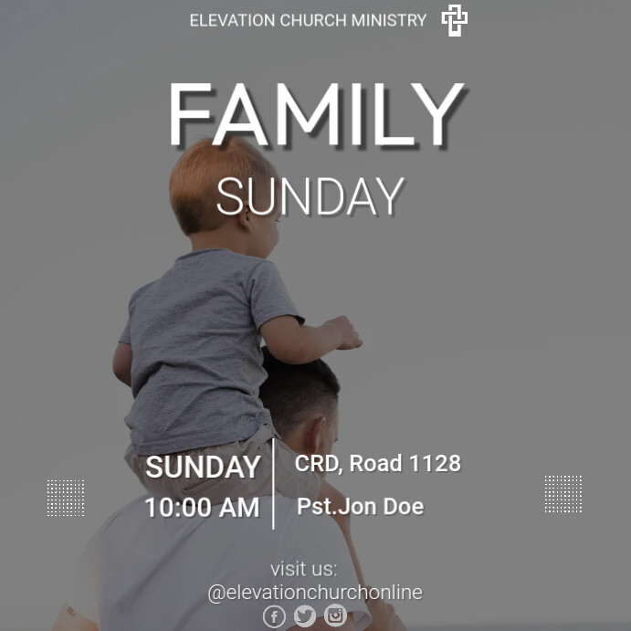 FAMILY SUNDAY (2) Template | PosterMyWall