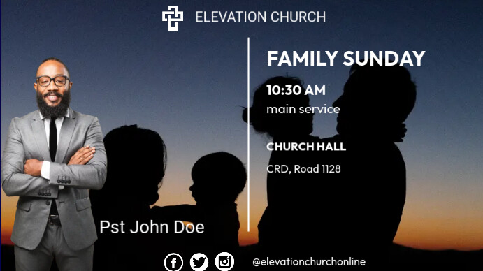 Plantilla de FAMILY SUNDAY (2) | PosterMyWall