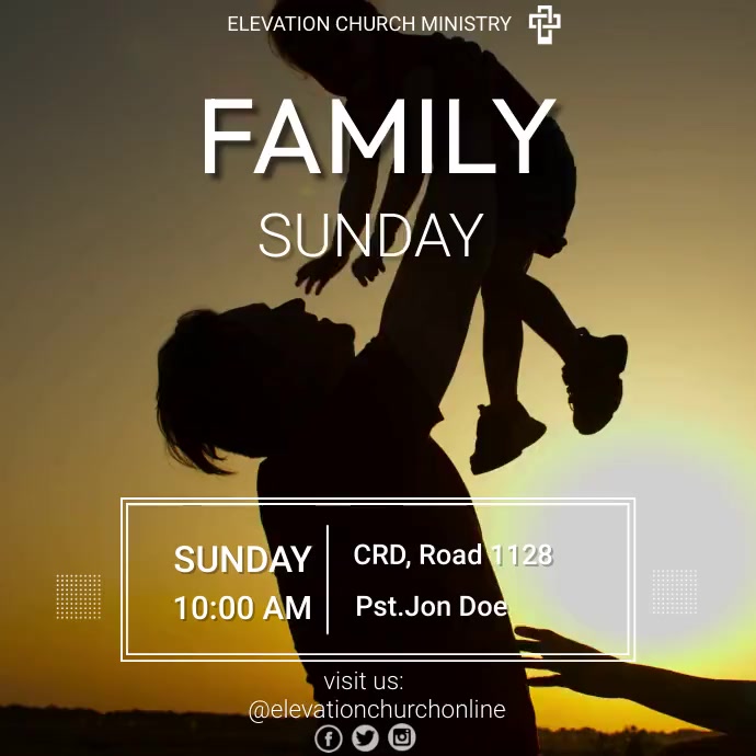 FAMILY SUNDAY (3) Template | PosterMyWall