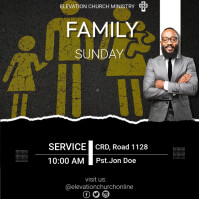FAMILY SUNDAY (4) Template | PosterMyWall