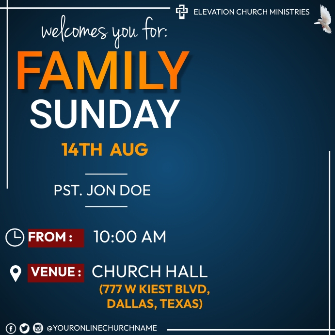 Copy of FAMILY SUNDAY (7) | PosterMyWall
