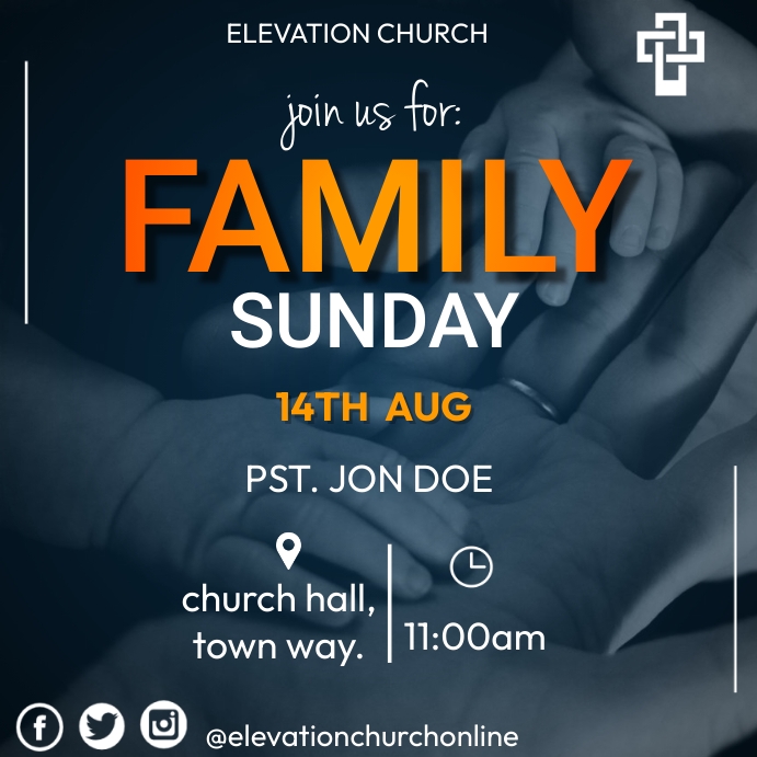 Copy of FAMILY SUNDAY (9) | PosterMyWall