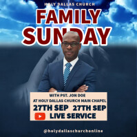 Family Sunday Template | PosterMyWall
