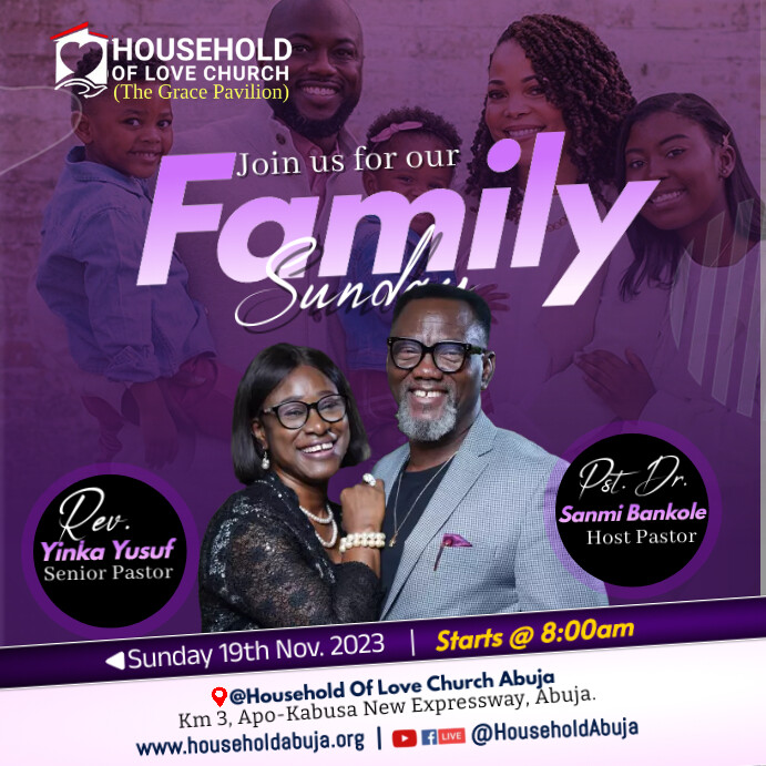 Copy of Family sunday | PosterMyWall