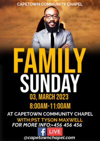family Sunday flyer poster (1) Template | PosterMyWall
