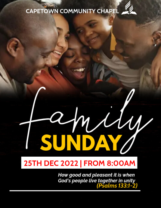 family sunday flyer template (3) | PosterMyWall
