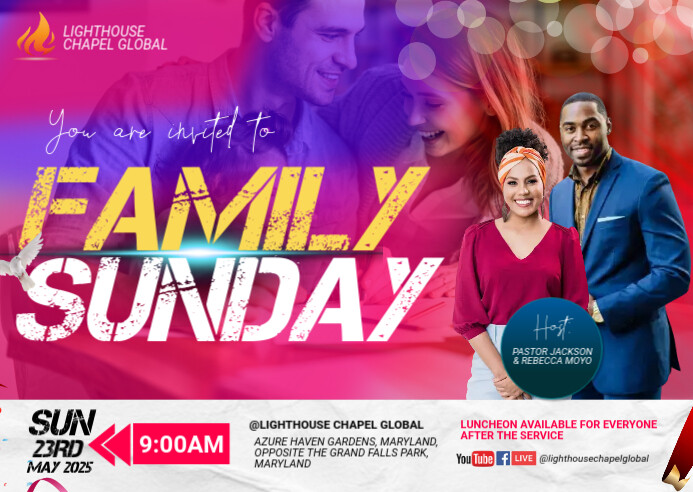 Family Sunday Poster Template | PosterMyWall