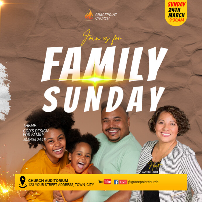Copy of Family Sunday poster | PosterMyWall