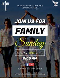 FAMILY SUNDAY POSTER Template | PosterMyWall