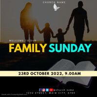 Family Sunday Service Template | PosterMyWall