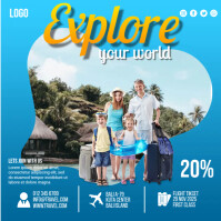 Family Vacation AD Template | PosterMyWall