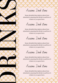 Fancy drink menu Template | PosterMyWall