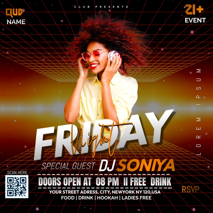 Fancy Party Template | PosterMyWall