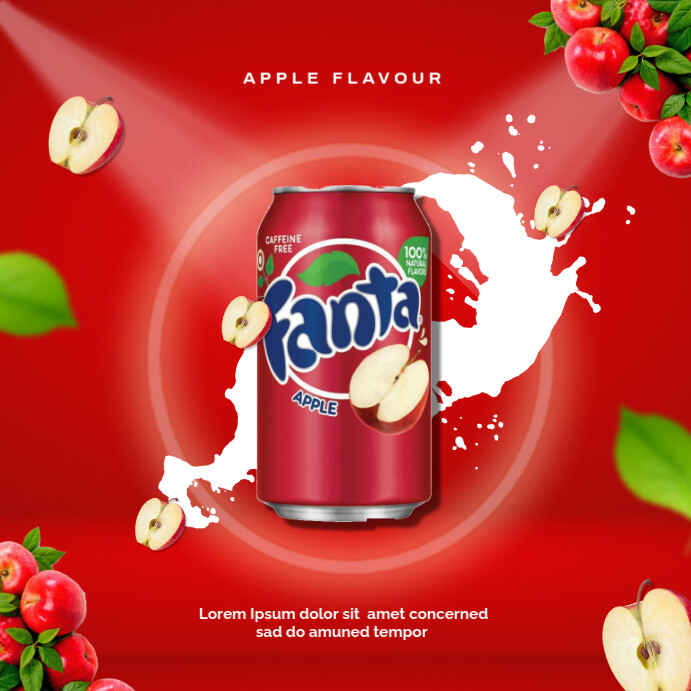 Fanta juice flyer template | PosterMyWall