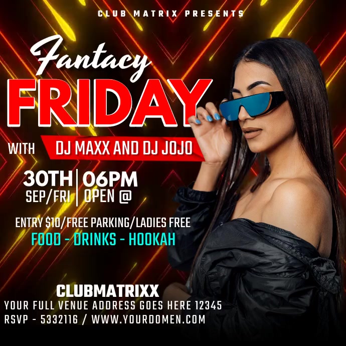 Copy of FANTACY FRIDAY | PosterMyWall