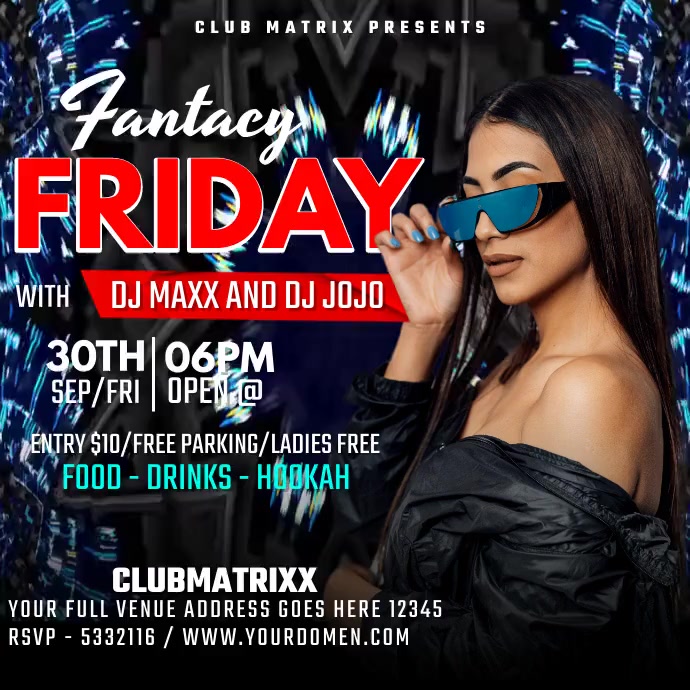 Copy of FANTACY FRIDAY | PosterMyWall