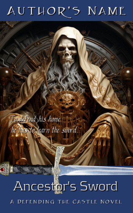 Fantasy Ebook Cover - Ancestor's Sword Template | PosterMyWall